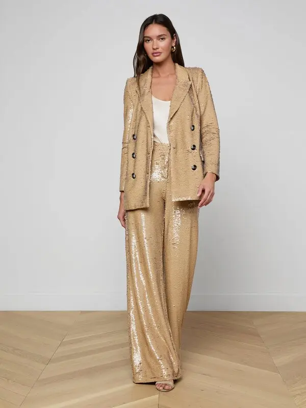 L'Agence Cambrie Oversized Blazer - Soft Camel
