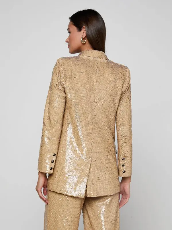 L'Agence Cambrie Oversized Blazer - Soft Camel