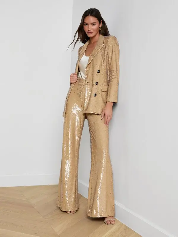 L'Agence Cambrie Oversized Blazer - Soft Camel