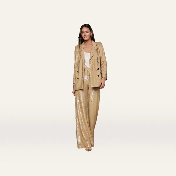 L'Agence Cambrie Oversized Blazer - Soft Camel