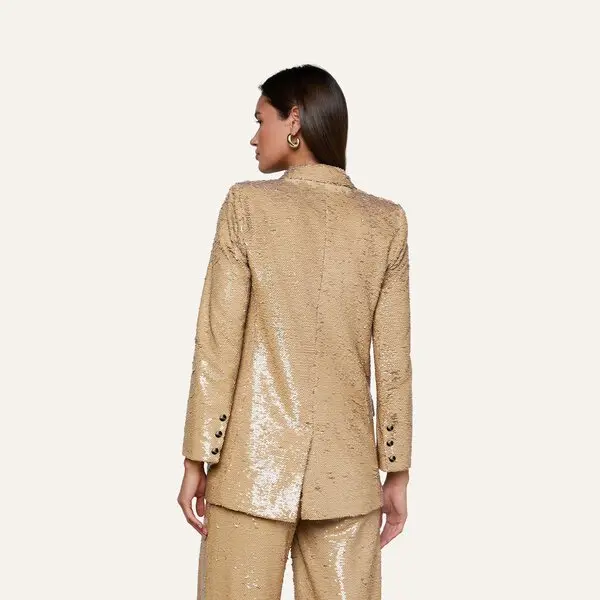 L'Agence Cambrie Oversized Blazer - Soft Camel