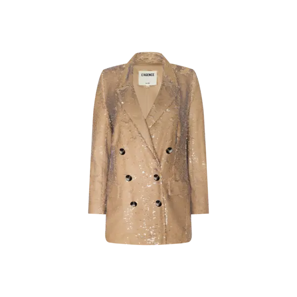 L'Agence Cambrie Oversized Blazer - Soft Camel