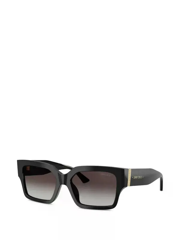 JIMMY CHOO Rectangular-frame Sunglasses