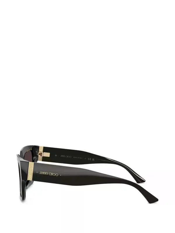 JIMMY CHOO Rectangular-frame Sunglasses