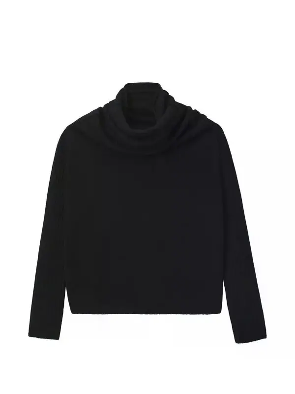 Rick Owens Funnel-neck Panelled Sweater