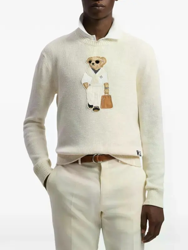 Ralph Lauren Purple Label Graphic Print Sweater