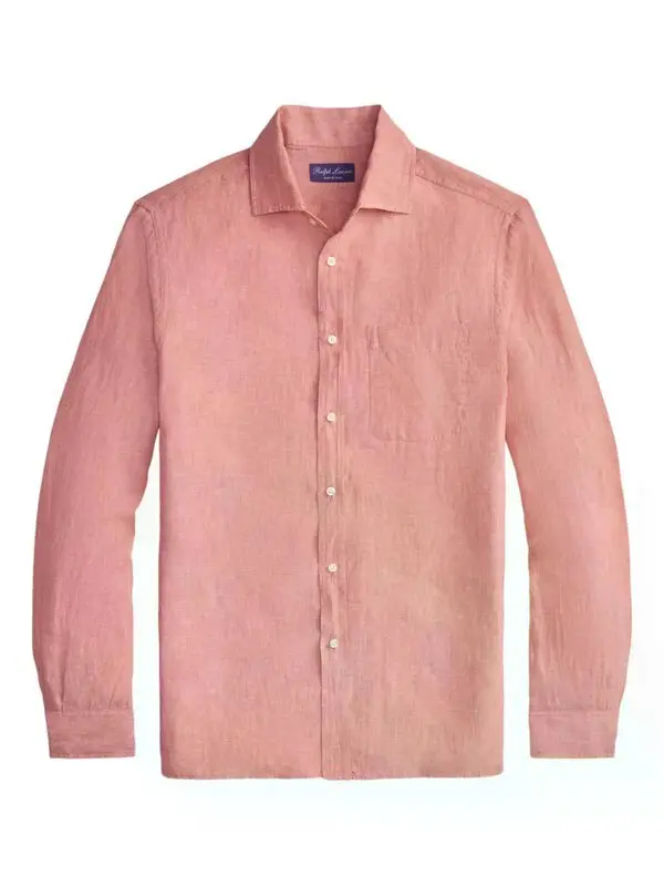 Ralph Lauren Purple Label Long-sleeve Pocket Shirt - Pink