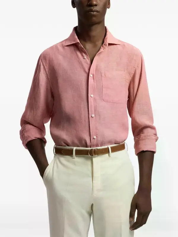 Ralph Lauren Purple Label Long-sleeve Pocket Shirt - Pink