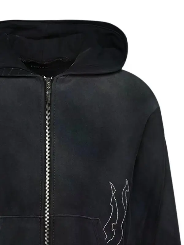 EARTHLING VIP Zip-up Hoodie With Embroidery