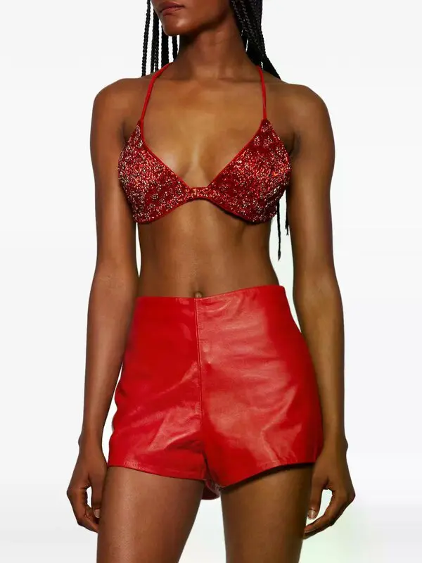 GRACE FAENA Beaded-embellishment Top