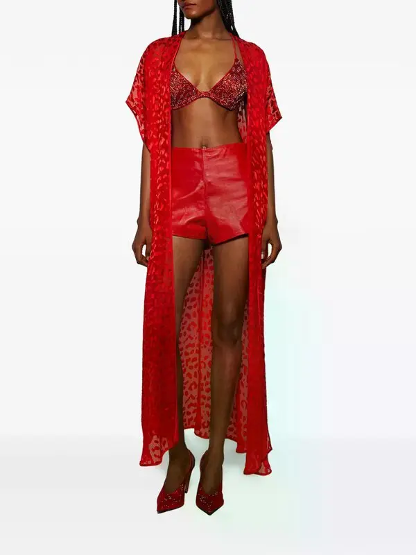 GRACE FAENA Beaded-embellishment Top