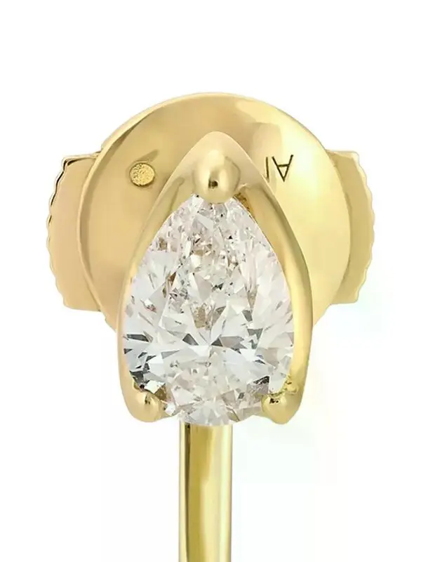 ANITA KO Large Pear Diamond Orbit Earrings