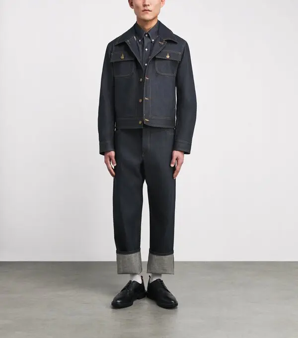 Thom Browne Denim Armband Shirt