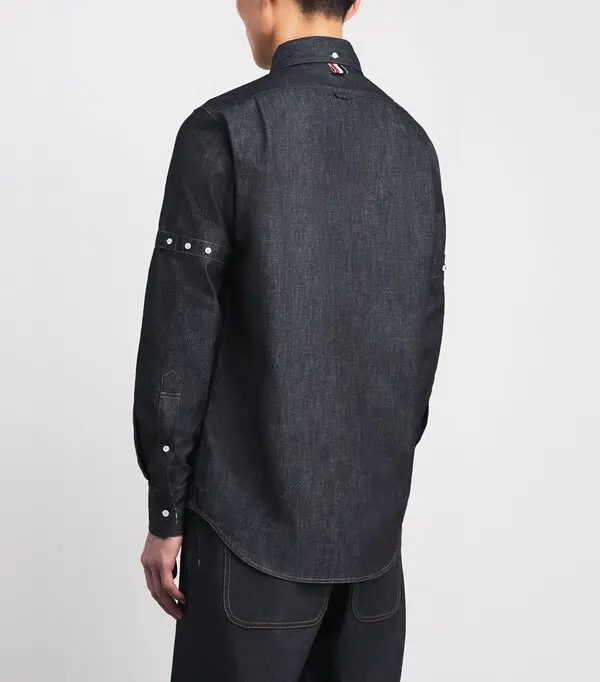 Thom Browne Denim Armband Shirt