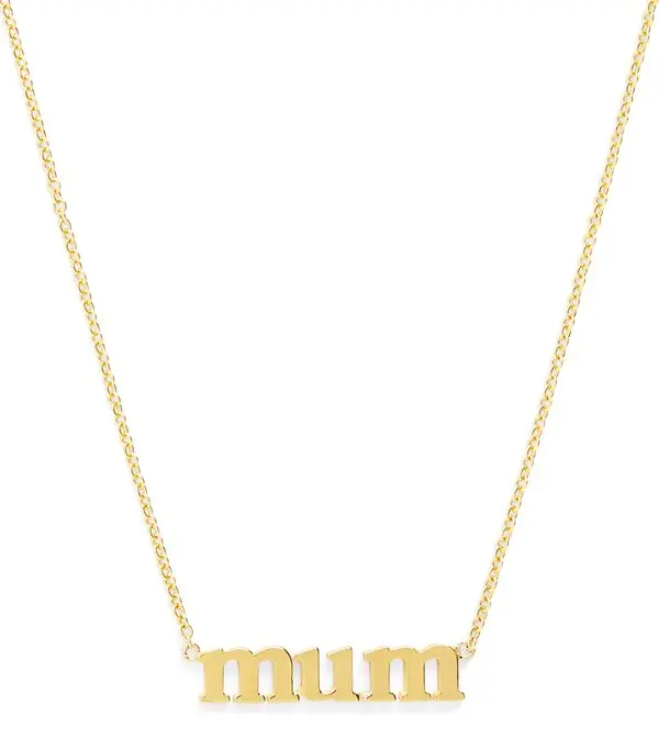 JENNIFER MEYER Mum Necklace - Gold
