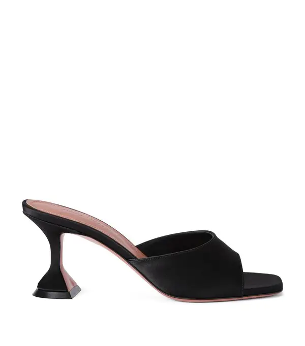 Amina Muaddi Lupita Mules 70 - Black