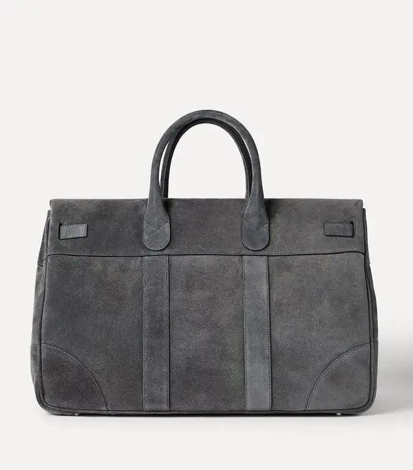 Brunello Cucinelli Suede Country Holdall