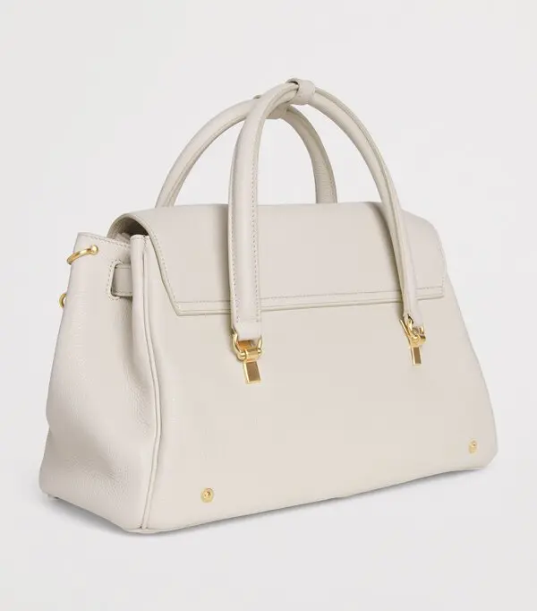 Thom Browne Grain Leather Bolton Top-handle Bag