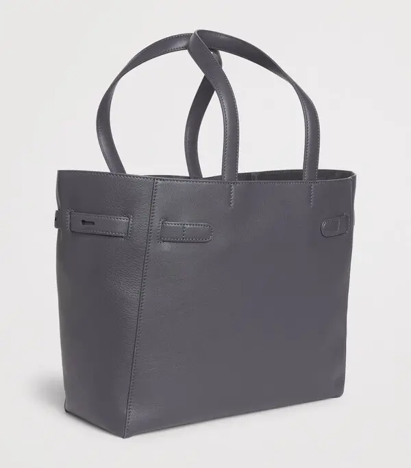 Thom Browne Leather Cabas Tote