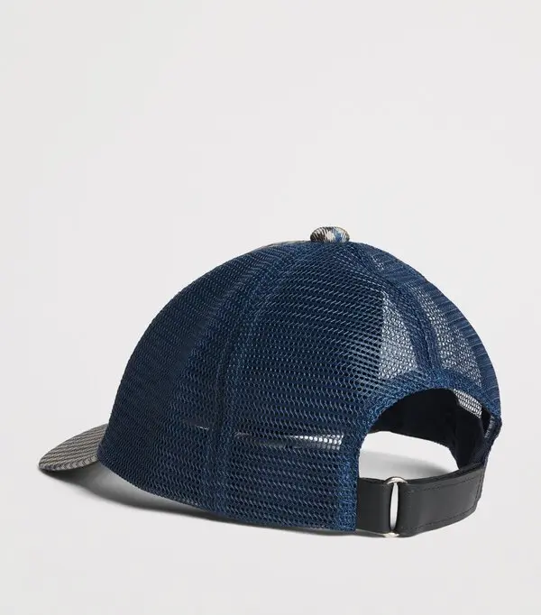 Emporio Armani Houndstooth Baseball Cap