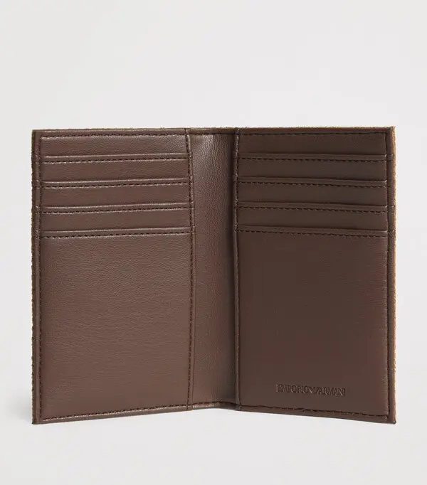 Emporio Armani Leather Embossed Card Holder