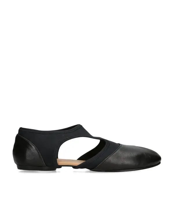 MAISON MARGIELA Leather Tabi Jazz Slippers