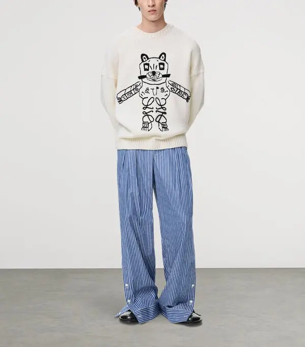Loewe X Louis Wain Wool Lucky Cat Sweater