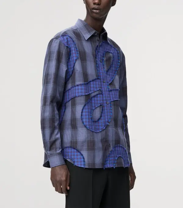 Loewe Cotton Long-sleeve Check Shirt