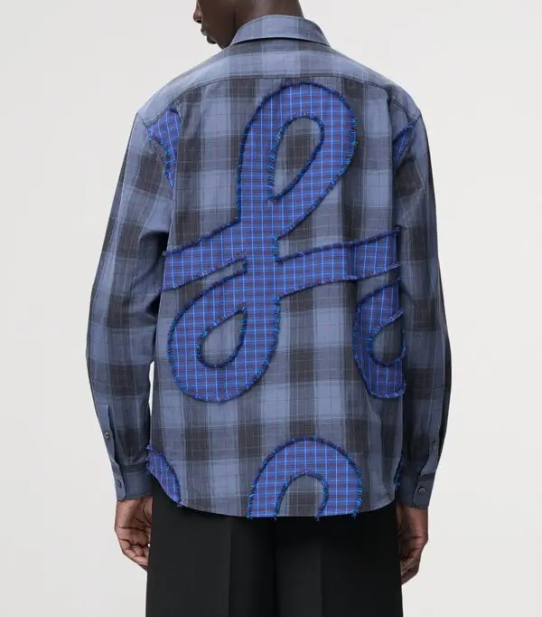 Loewe Cotton Long-sleeve Check Shirt