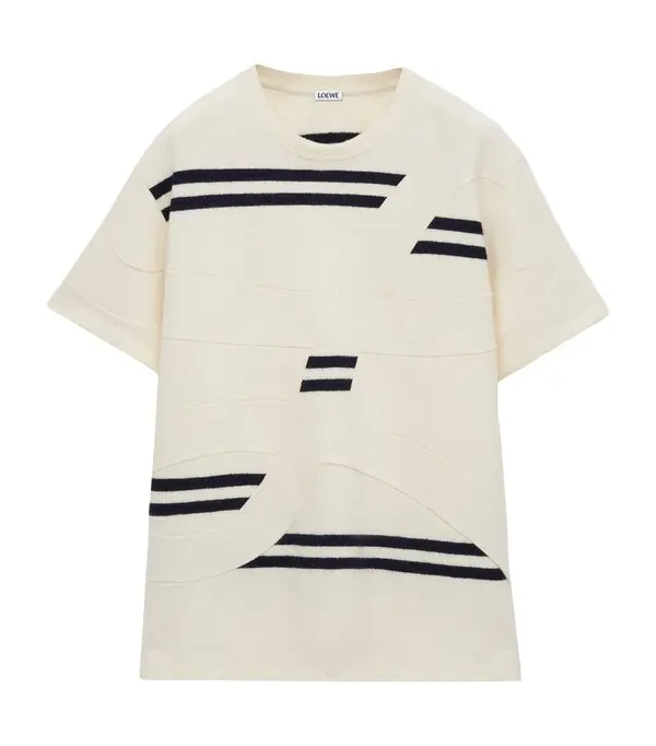 Loewe Wool-blend Oversized T-shirt - White