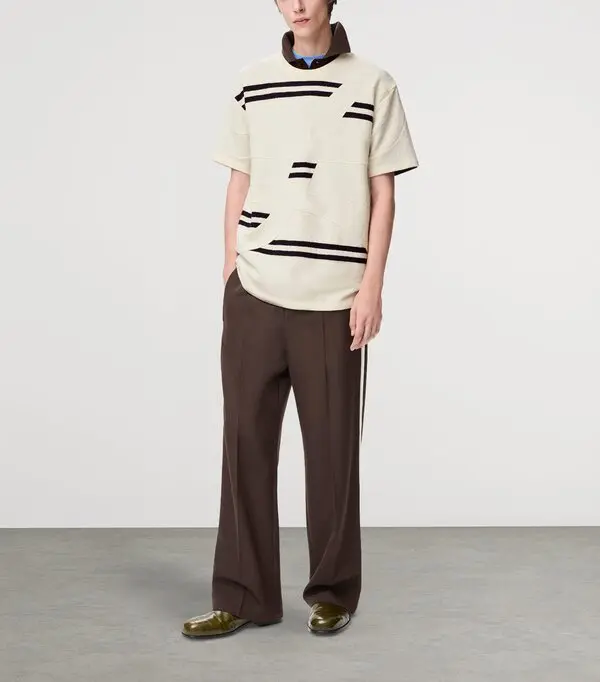 Loewe Wool-blend Oversized T-shirt - White