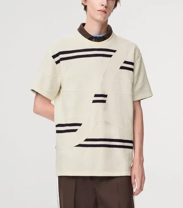 Loewe Wool-blend Oversized T-shirt - White