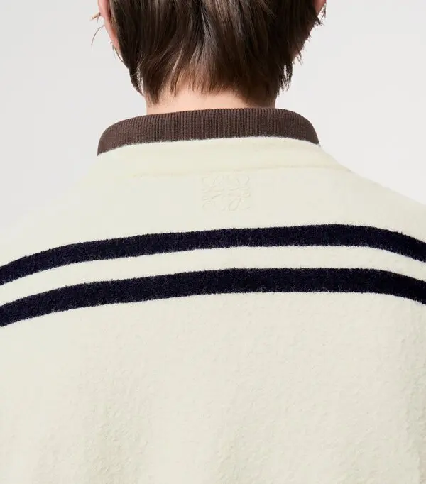 Loewe Wool-blend Oversized T-shirt - White