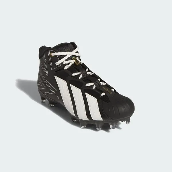 Adidas Adizero Chaos Ii Rodeo Football Lineman Cleats - Core Black / Off White / Matte Gold