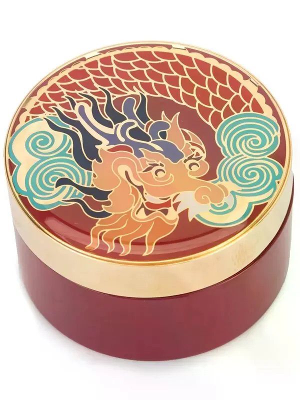 Shanghai Tang Dragon-print Trinket Box - Red