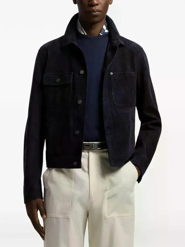 Ralph Lauren Purple Label Leather Jacket