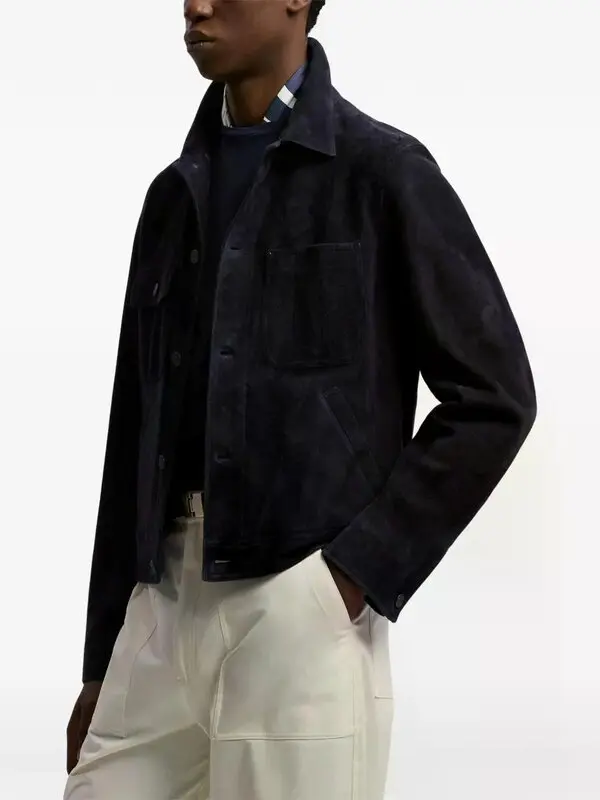 Ralph Lauren Purple Label Leather Jacket