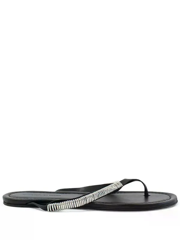 Christopher Esber Frida Pierced Flip-flops - Black