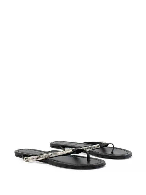 Christopher Esber Frida Pierced Flip-flops - Black