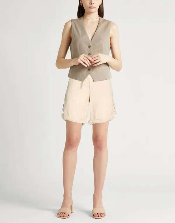 120% Lino Linen Shorts - Beige