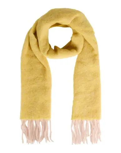 ALYSI Scarf Marigold Alpaca Wool, Mohair Wool, Virgin Wool, Polyamide - Yellow