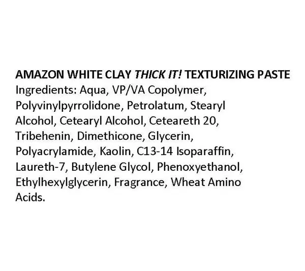 TAYA BEAUTY Amazon White Clay Thick-it! Texturi Zing Paste