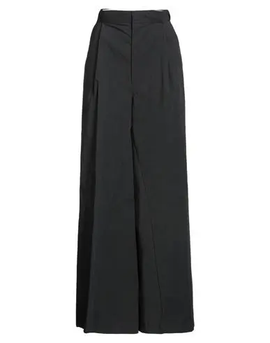 MAISON MARGIELA Cotton And Polyamide Flared Trousers - Black