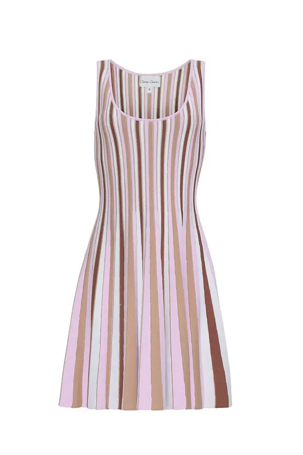 Cara Cara Leila Mini Dress - Blush Stripe