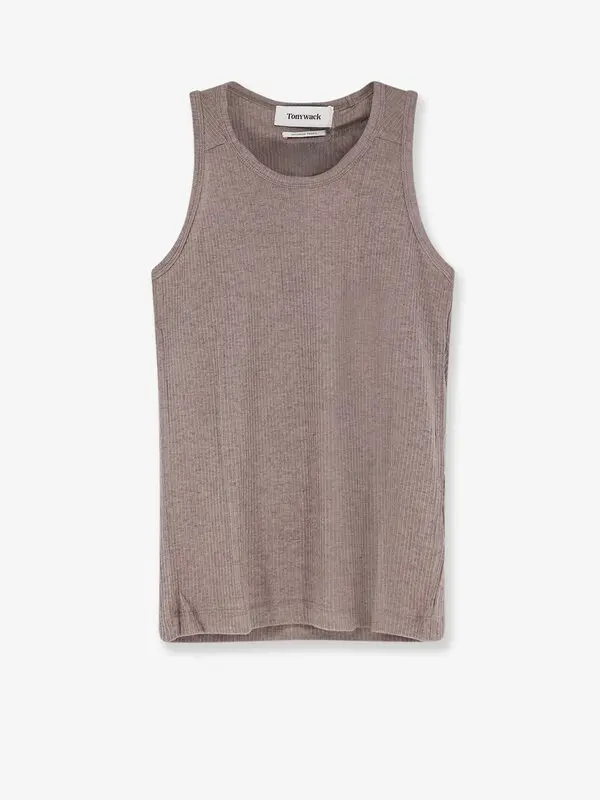 TONYWACK Lyocell Blend Ribbed Tank Top