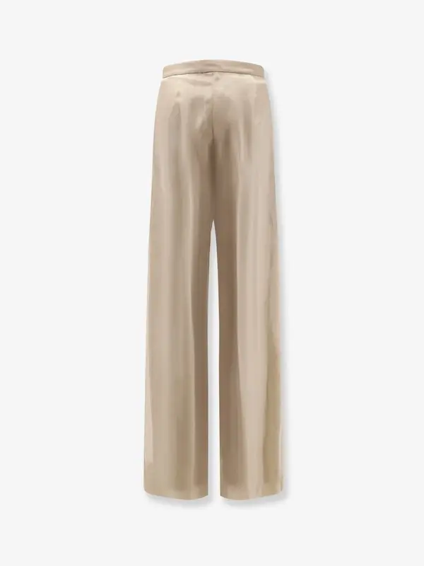 Max Mara Silk Wide Leg Trousers