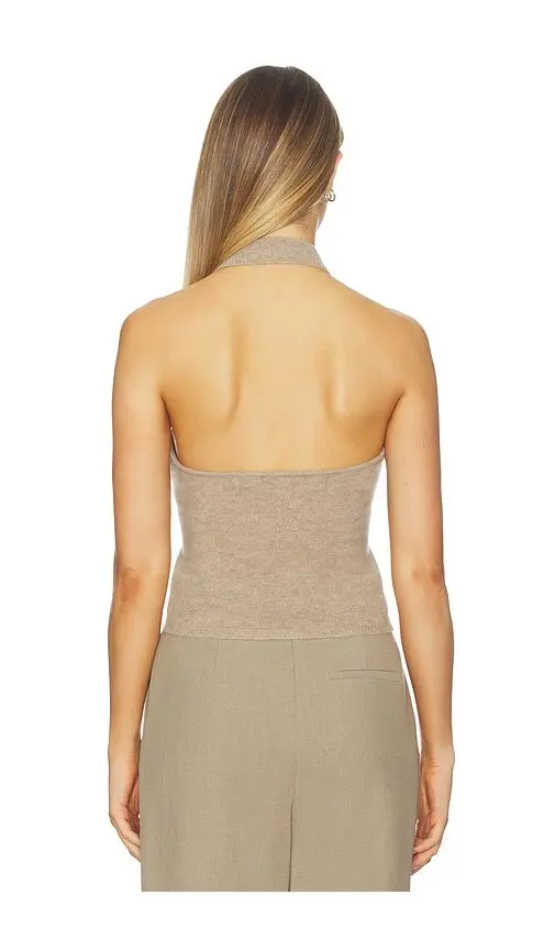 NONCHALANT LABEL Cashmere Halter Top
