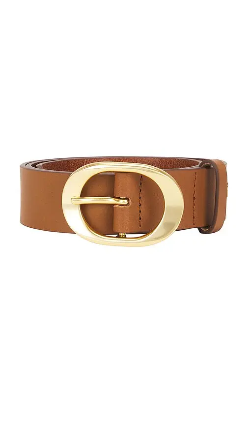 Rag & Bone Vera Belt With Gold-tone Hardware - Cinnamon