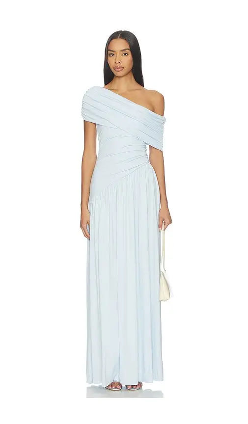 SEVEN WONDERS Malani One Shoulder Maxi Dress
