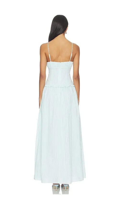 SEVEN WONDERS Keily Square Neck Maxi Dress - Blue